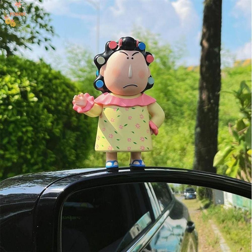 PEWANYZZ Car Decorations, Cartoon Charterer Dumb Doll Figurines Models ...