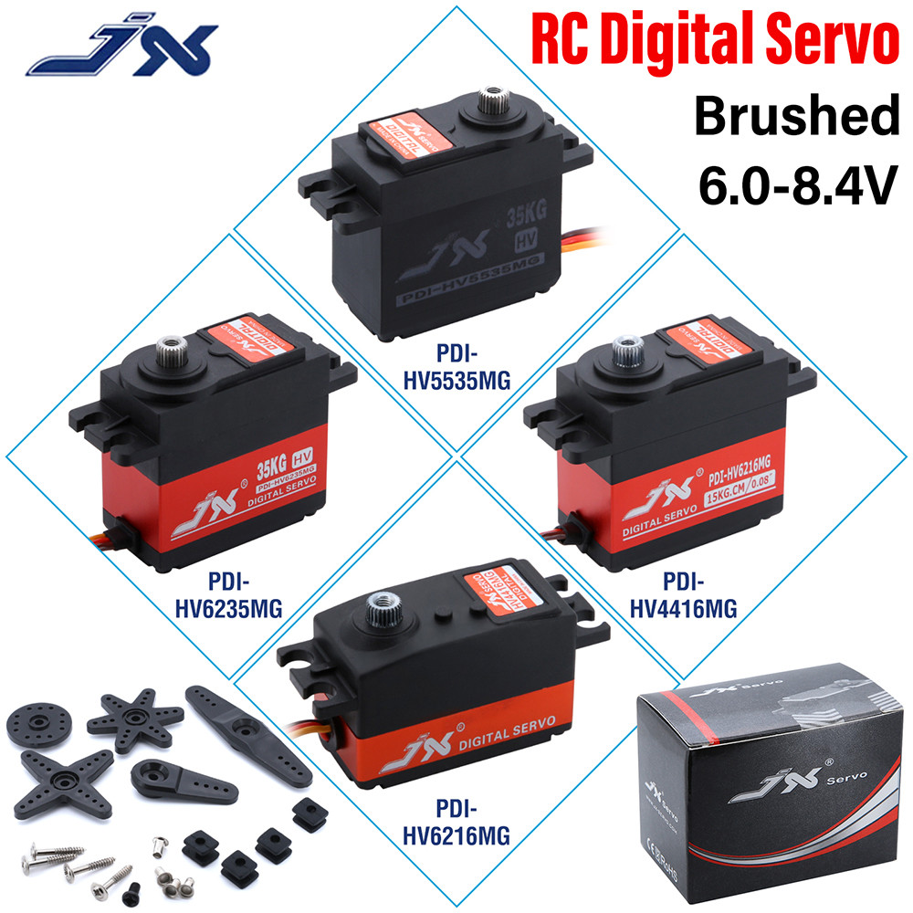 JX RC Servo Digital Core Servo Brushed Servo High Torque Metal Gear ...