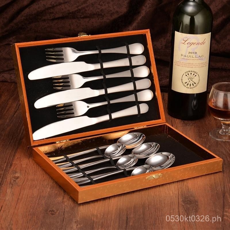 Cutlery Set Knife Fork Spoon Set European Style Western ...