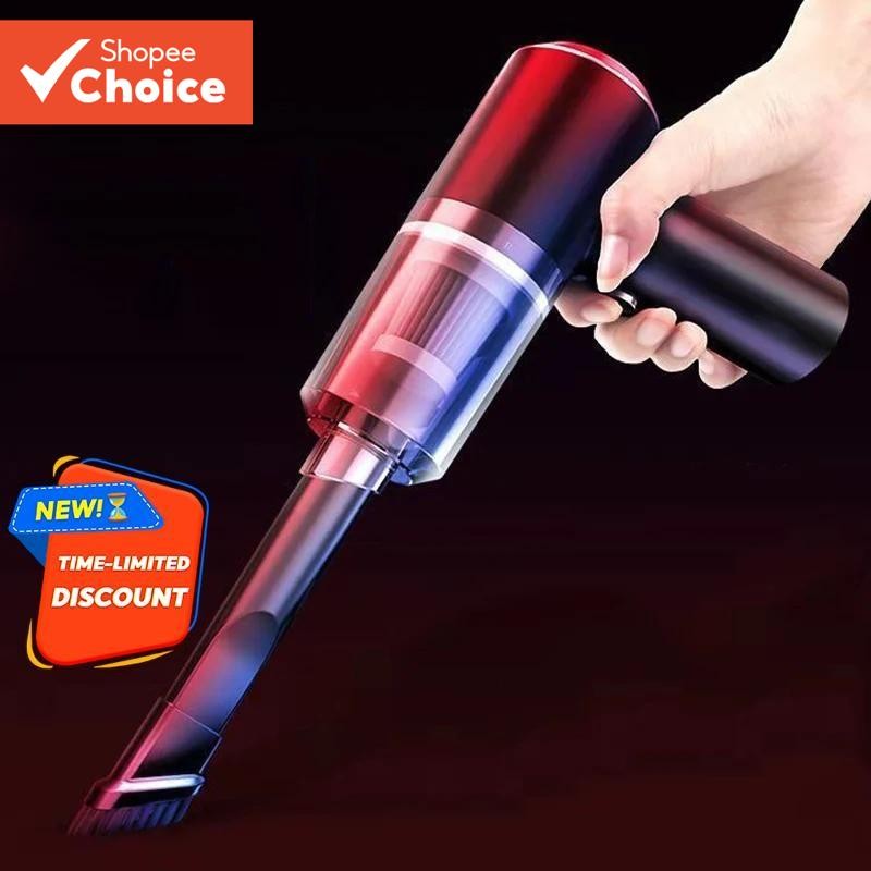 Powerful Vacuum Cleaner 9000Pa Portable 4in1 Wireless Handheld Vacuum ...