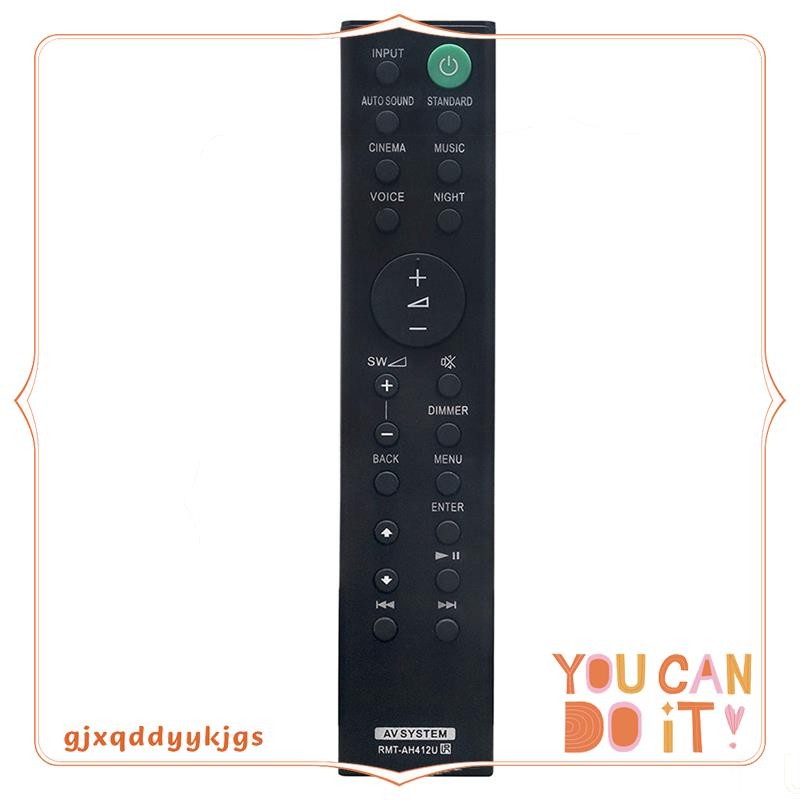 Remote Control Replaced Remote Control -AH412U Home Cinema Soundbar HT ...