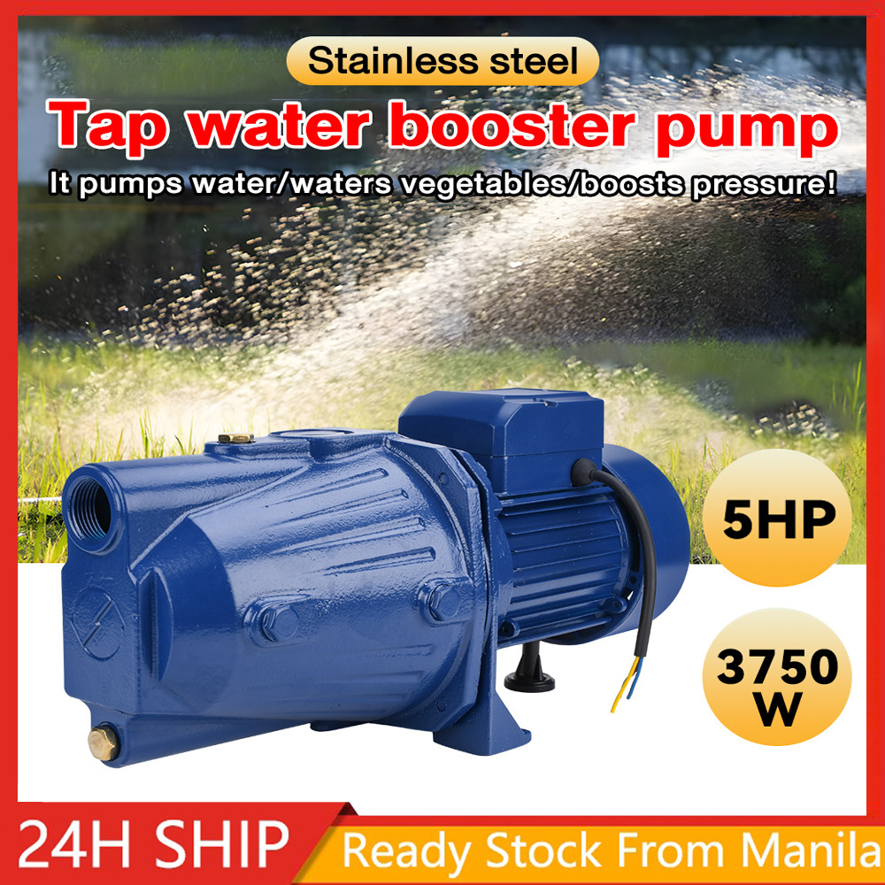 5HP Jet Pump Electric Water Booster Pump Self Priming Jetmatic 3750W ...