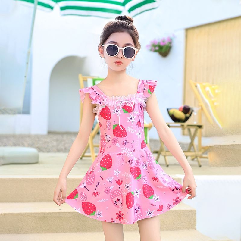 Children Split Swimsuit Girls Big Children Girls Elementary School ...