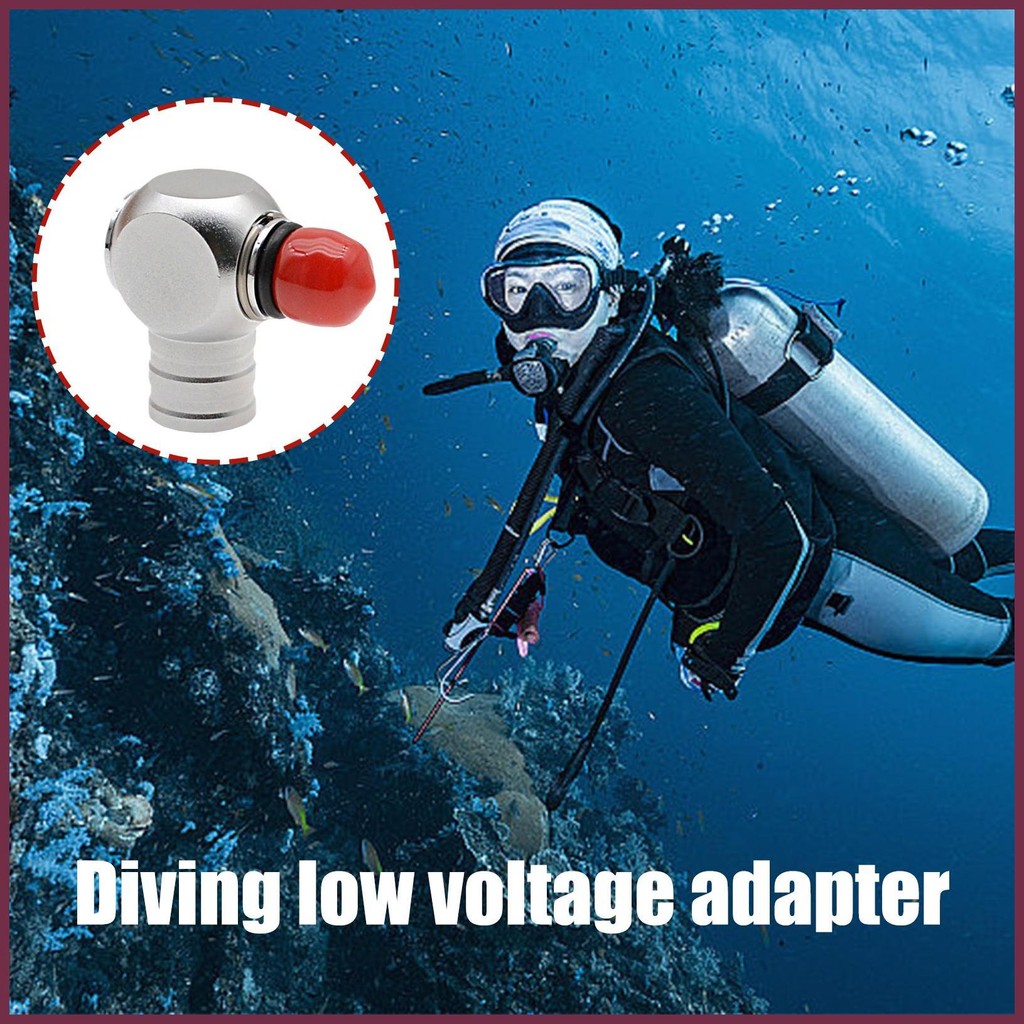 Diving High Pressure Regulator Hose Dive Pressure Adapter 360 Degree ...