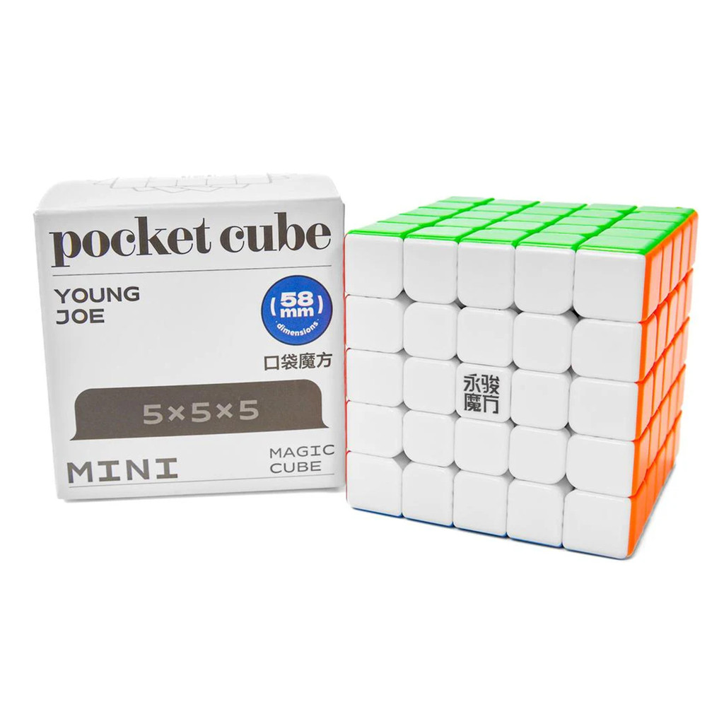 YongJun Mini Pocket Cube 5x5 Magnetic Cube Smooth Speed Cube 58mm ...