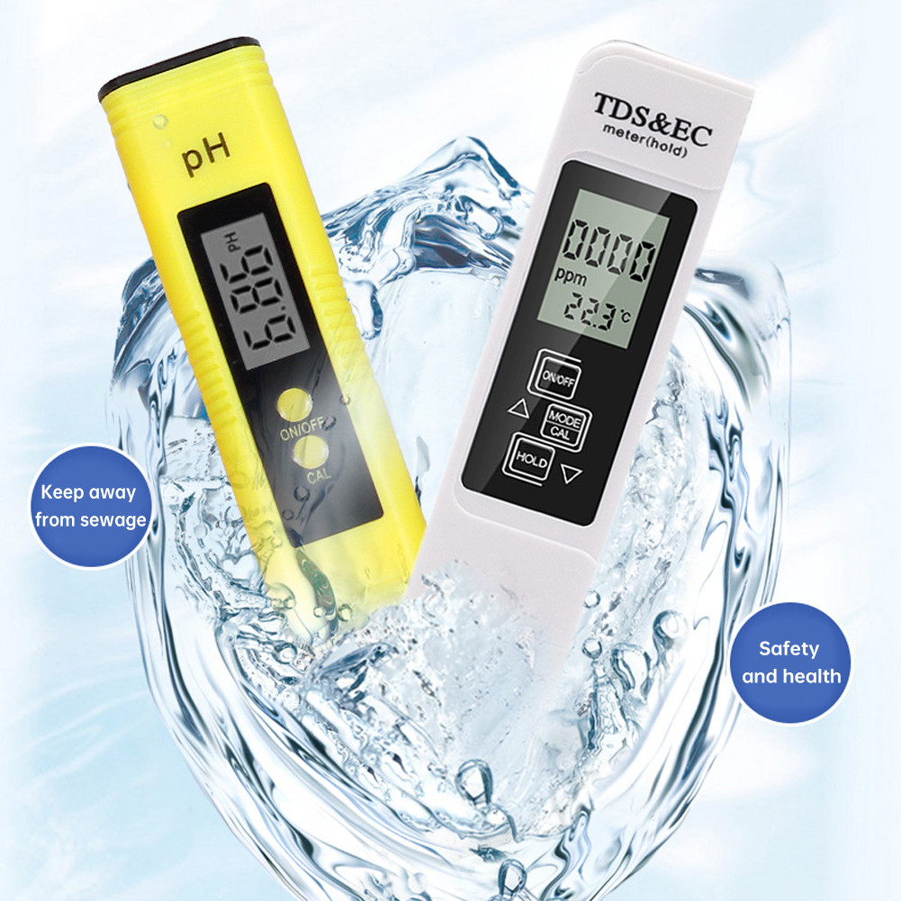 Digital PH and TDS EC Meter Set for Home Drinking Water Quality ...