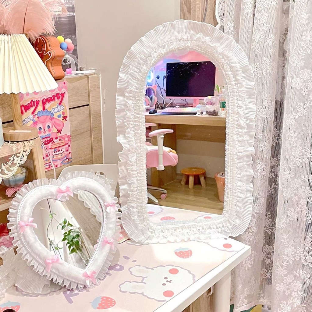 2025 New Style Mirror Decorations Edge Beautiful Edge Cover Ugly Lace ...