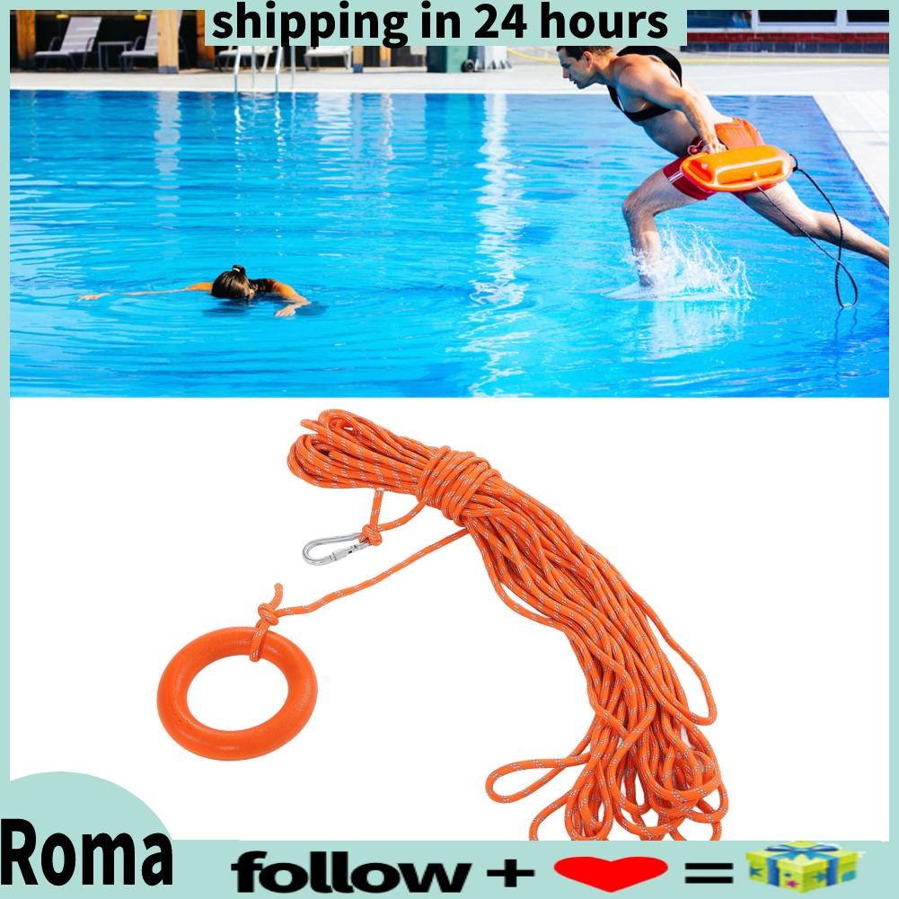 romanticshop-ph Pool Safety Rope 30M Portable Floating Lifesaving ...