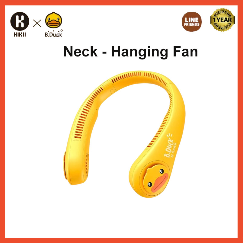 Hikii Jisulife B.Duck Neck - Hanging Fan, a portable neck - mounted ...