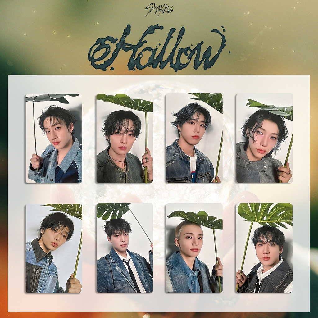8-9pcs STRAY KIDS HOLLOW Lomo Cards 5TH FANMEETING HOP HIP ATE ...