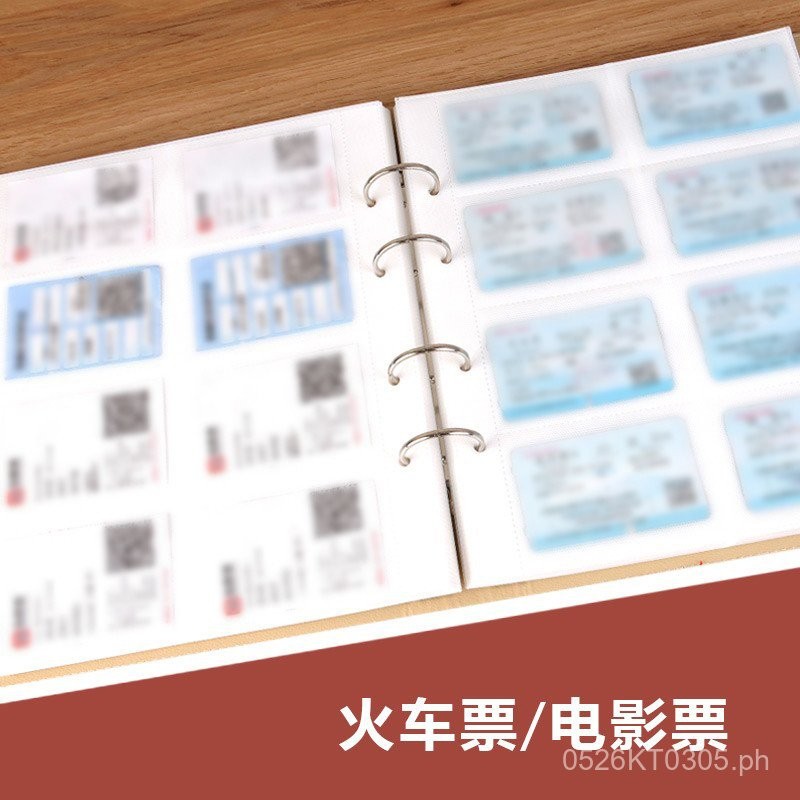 Travel Souvenir Ticket Collection Book Ticket Stub Storage Movie Ticket ...