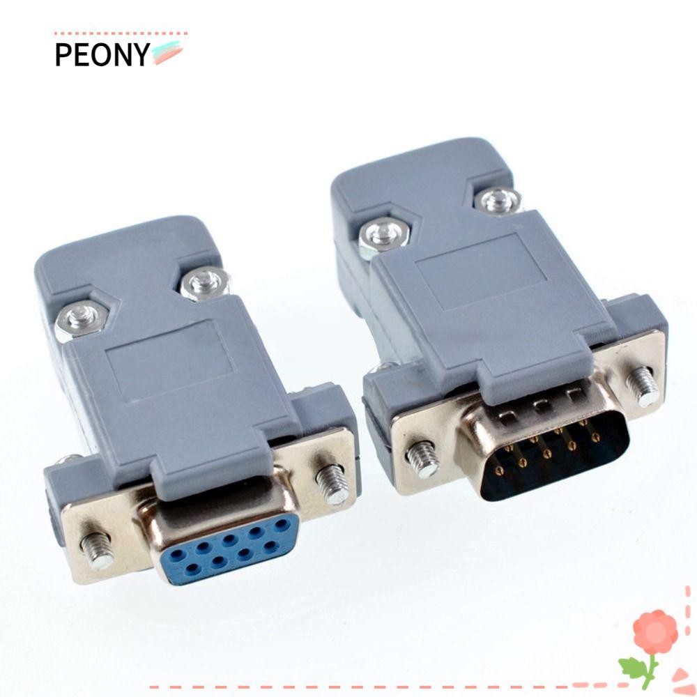 PEONYPH DB9 D-sub Connectors Plug, RS232 Serial With Plastic Shell 9 ...