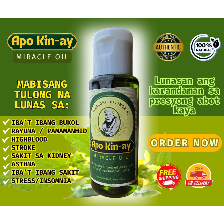 Apo Kin Ay Miracle Oil | Shopee Philippines