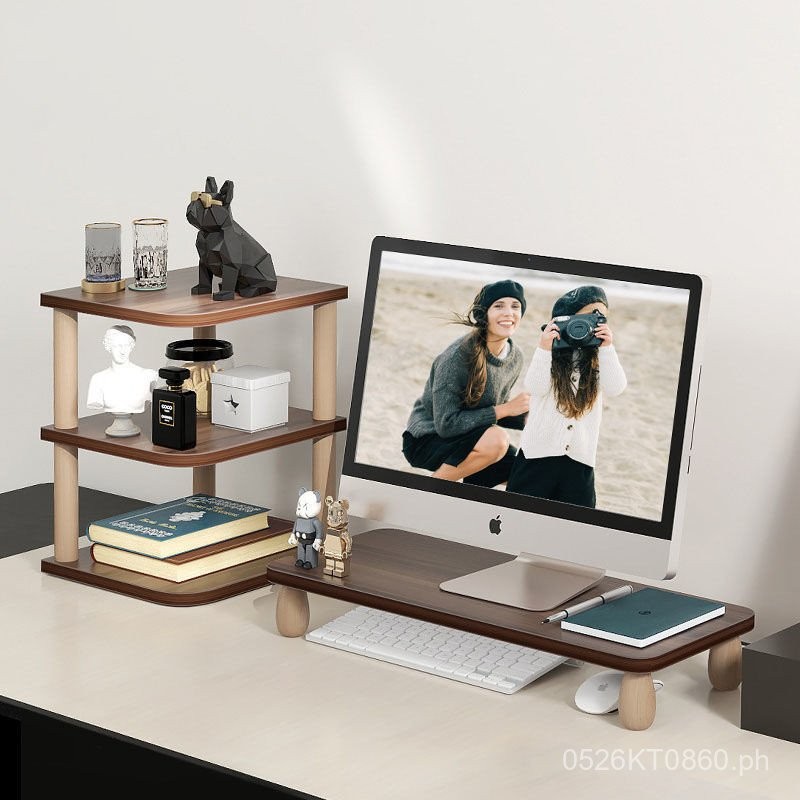 Computer Stand for Display Monitor Desk Organizer Heightening Desktop ...
