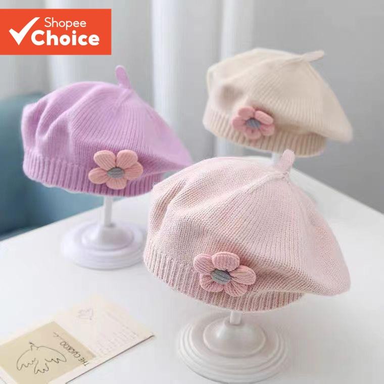 Spring And Autumn Children's Baby Beret Toddler Newborn Knitted Hat ...