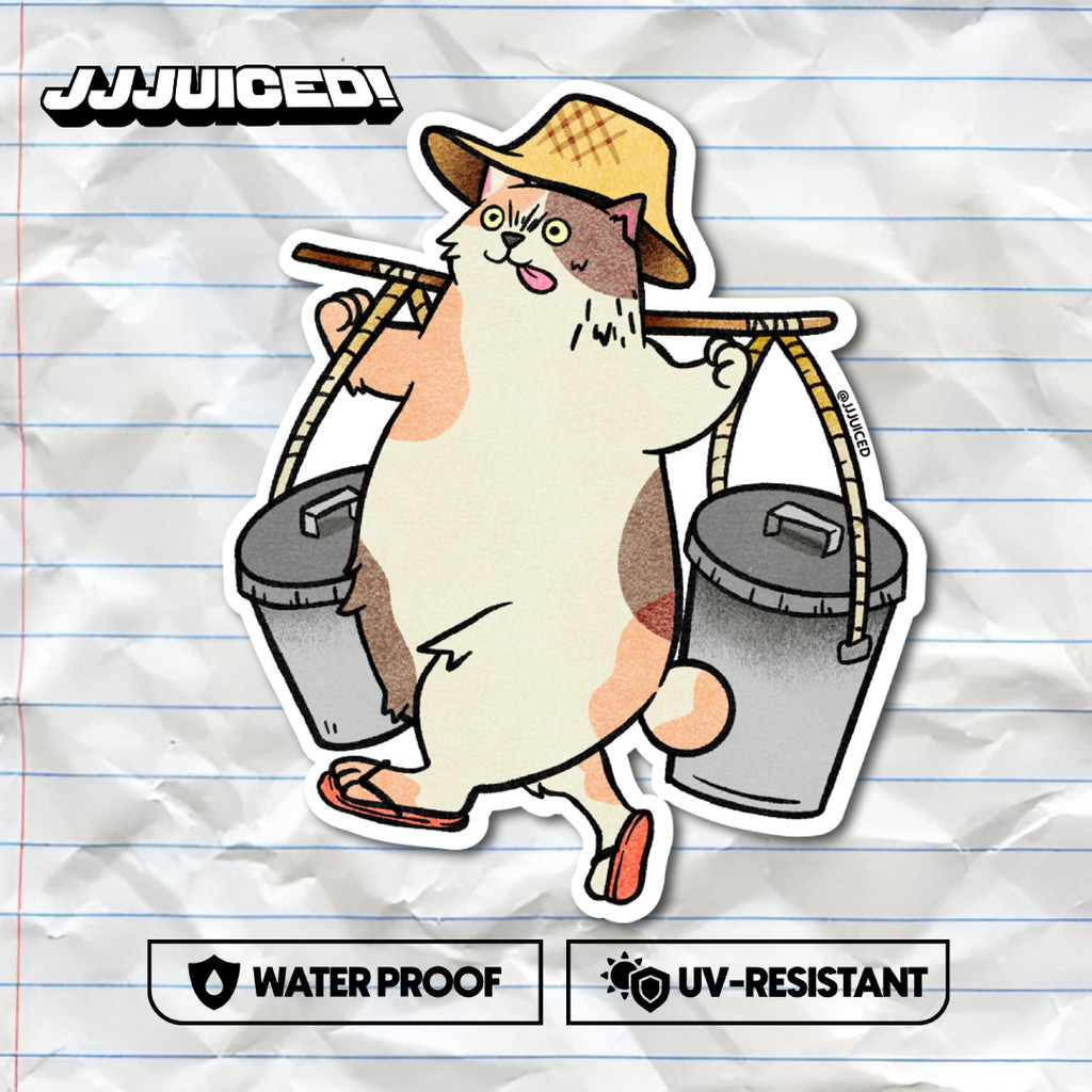 JJJUICED Collectible Art Sticker - Meow-sarap | Shopee Philippines
