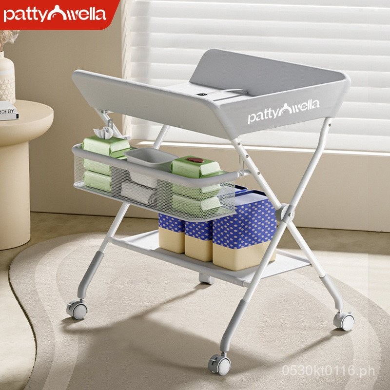 Diaper Changing Table Nursing Table Movable Baby Bath Table ...