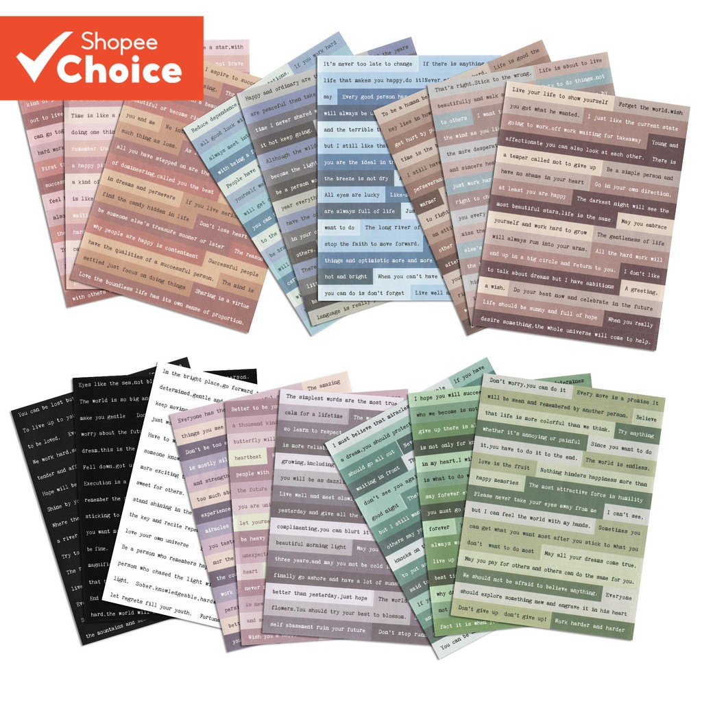 Sticker Introduction Suitable for Art Diary DIY Notebook Collage Photo ...