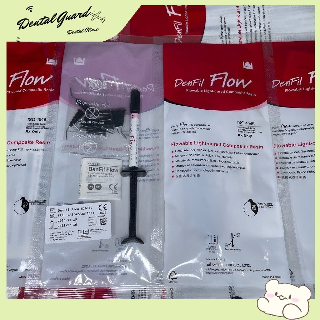 Denfil Flowable Composite Light Cured Resin Refill 2g Dental ...