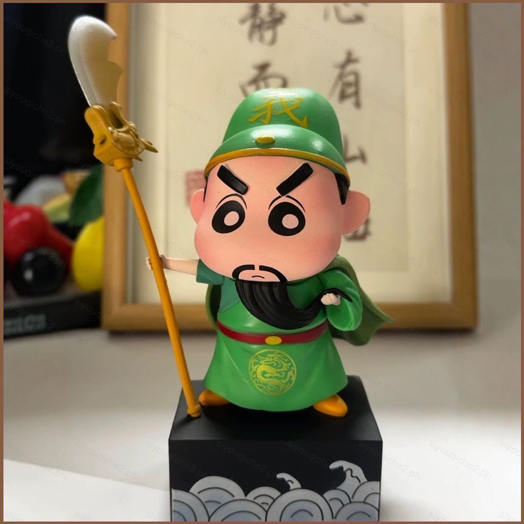 SY2 Crayon Shin-chan Action Figure cos Guan Gong Armed with a ...