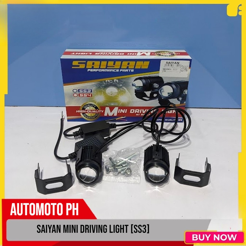 SAIYAN MINI DRIVING LIGHT W/BALLAST | JAPAN BEST QUALITY | Shopee ...