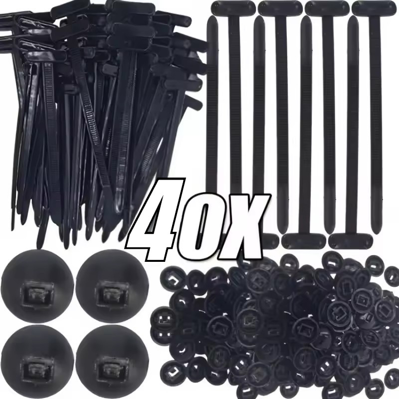 Multipurpose Plastic Cable Ties - Universal Nylon Cable Tie Buckle ...