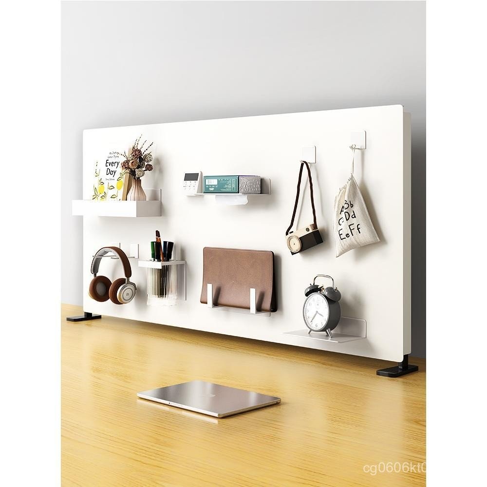 Home Magnetic Book Storage Rack Wall Desk Entryway Desk Rack Pegboard ...