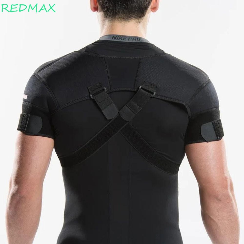 REDMAX Compression Shoulder Brace, Both Shoulders Sports Back&Shoulder Support Strap, Daily ...
