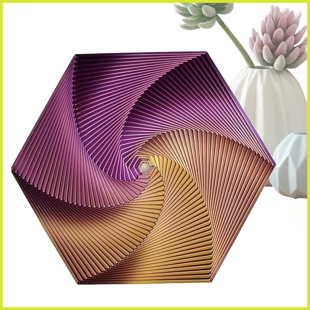 Fractal Fidget Hexagon Hexagon Fidget Toy Sensory Toys Geometric Fidget ...