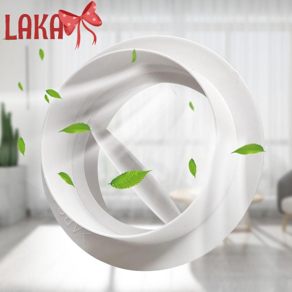 LAKA Air Duct Check Ventilation Valve, Round Plastic Pipe Check Valve ...