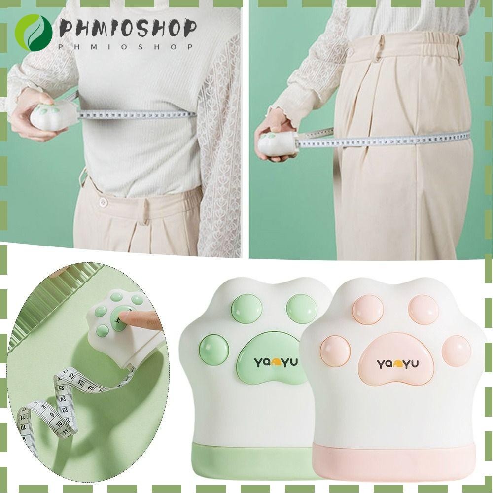 MIOSHOP Cat's Soft Tape, Plastic Cartoon Measurement Ruler, Double Scale 1.5M Body Measuring ...