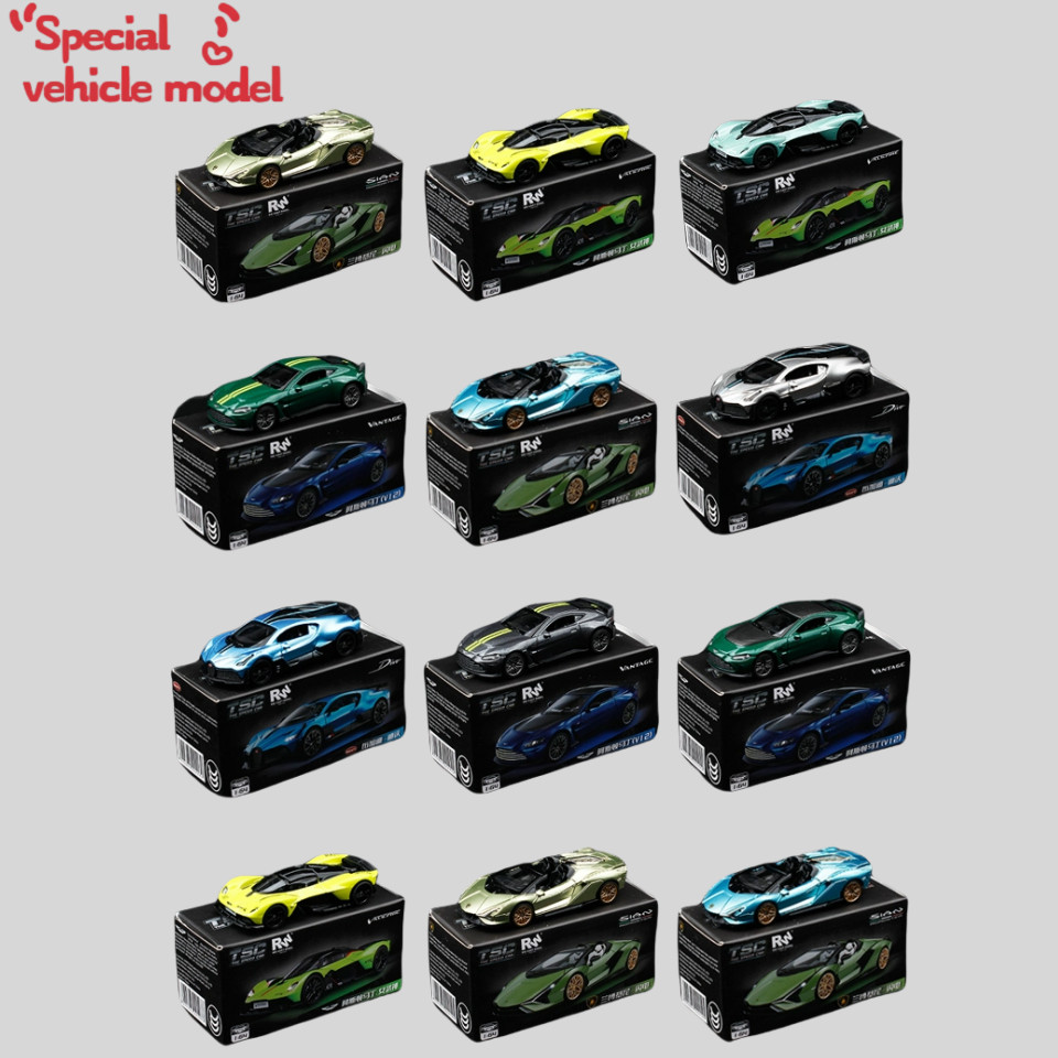 TSC 1:64 Diecast Car Model – Aston Martin, Bugatti Simulation Cars for ...
