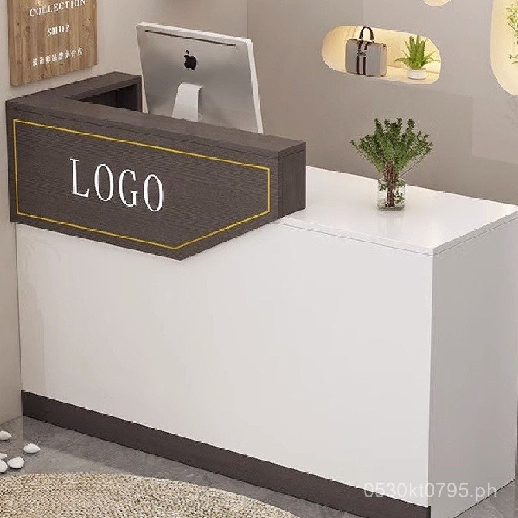 Reception Desk Simple Beauty Salon Counter Small Bar Table Front Desk ...