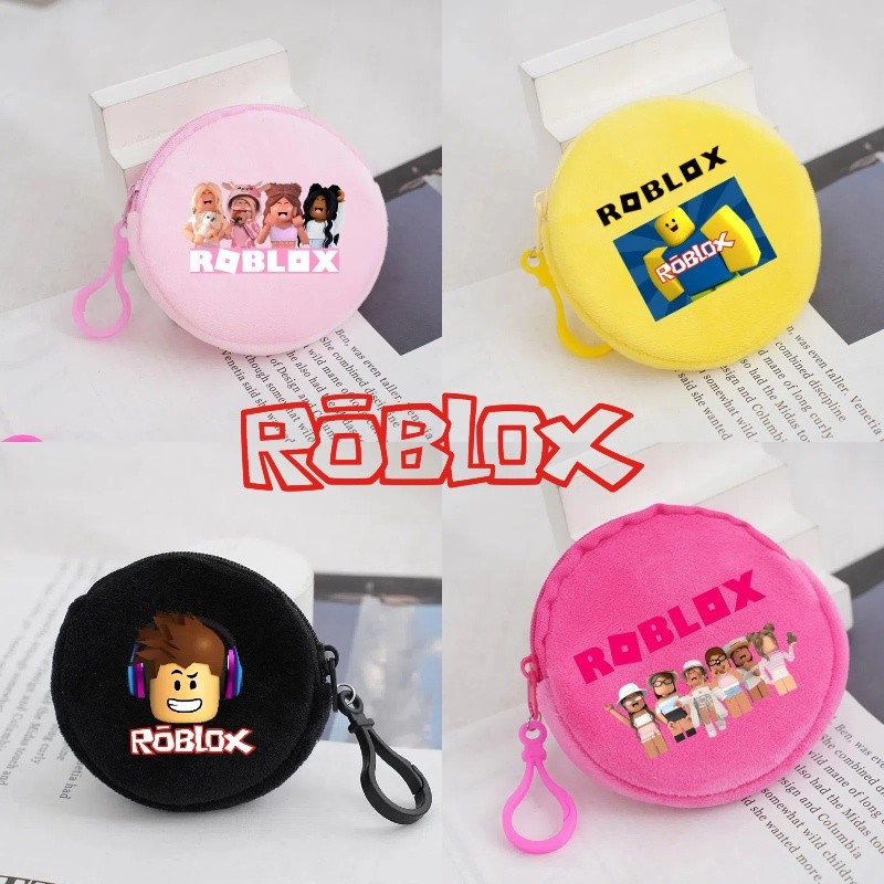 Roblox printed mini plush coin purse keychain can be used as a backpack ...