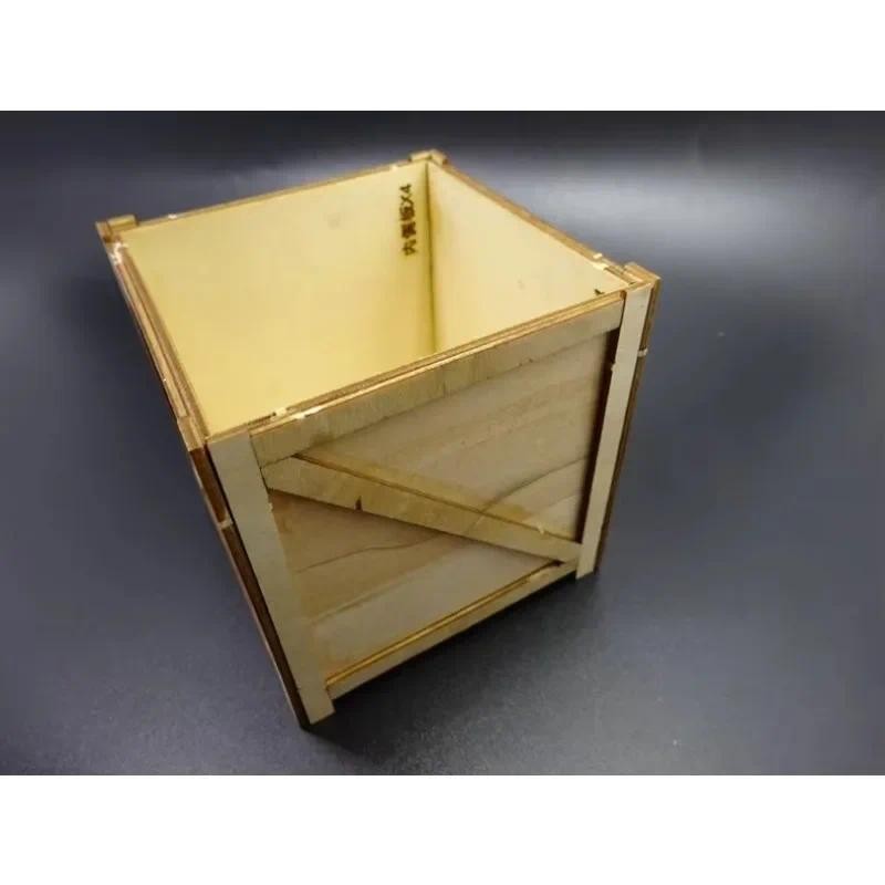 1pcs Simulation Logistics Transport Wooden Box Model for 1/14 Tamiya RC ...