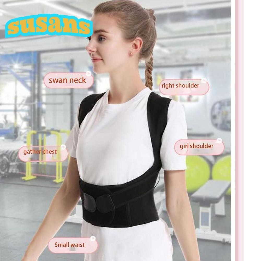 SUSANS Back Correction Strap, Clipping Breathable Soft Elastic Fabric ...