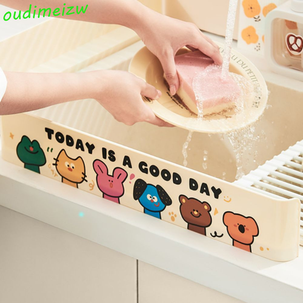 OUDIMEIZW Sink Water Blocking Board, Splash Proof Flexible Laundry Sink ...