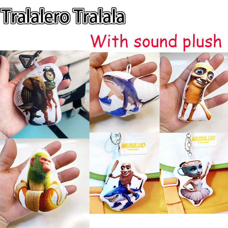 2025 Brainrot Toys Tralalero Tralala with Sound Weird Toys 3D Printing ...