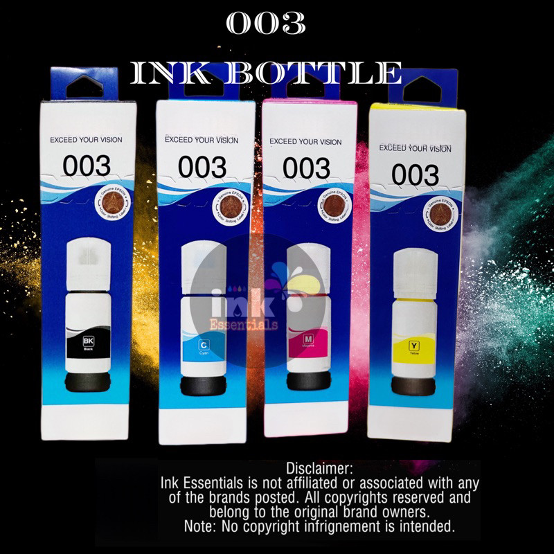 003 Compatible Ink bottle for Printers L3110 L3210 L3250 L3150 L5190 ...