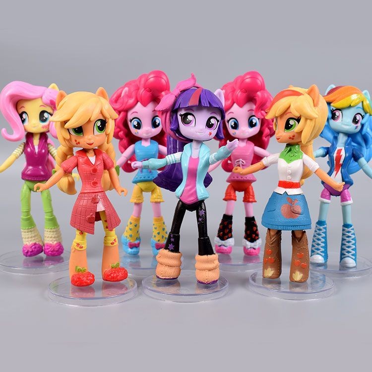 *My Little Pony Full Set Pony Country Girl Toys Figures Fluttershy ...