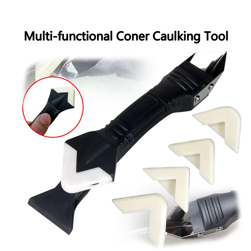 3 In1 Silicone Scraper Sealant Smooth Remover Tool Scraper Grout ...