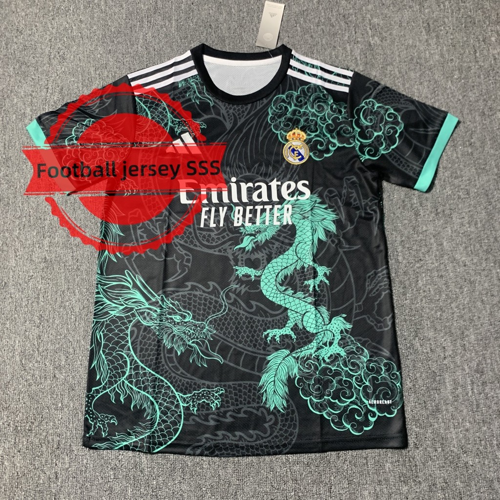 Fans version 25/26 Real Madrid Dragon Pattern Special Edition Football ...