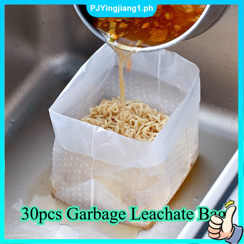 30pcs Kitchen Garbage Leachate Bag Sink Mini Self Standing Mesh Water ...