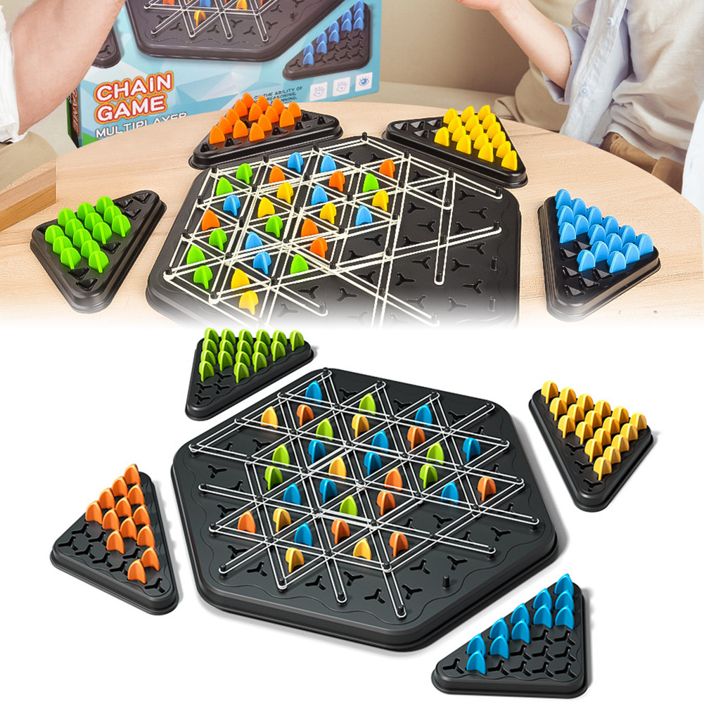 Classic Puzzle Board Game ToyLand Triangle Chess Enhances Logic and ...