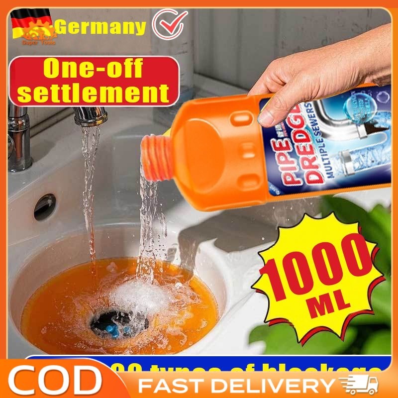 drainage clog remover 1000ml clogged drain remover toilet bowl clogged ...