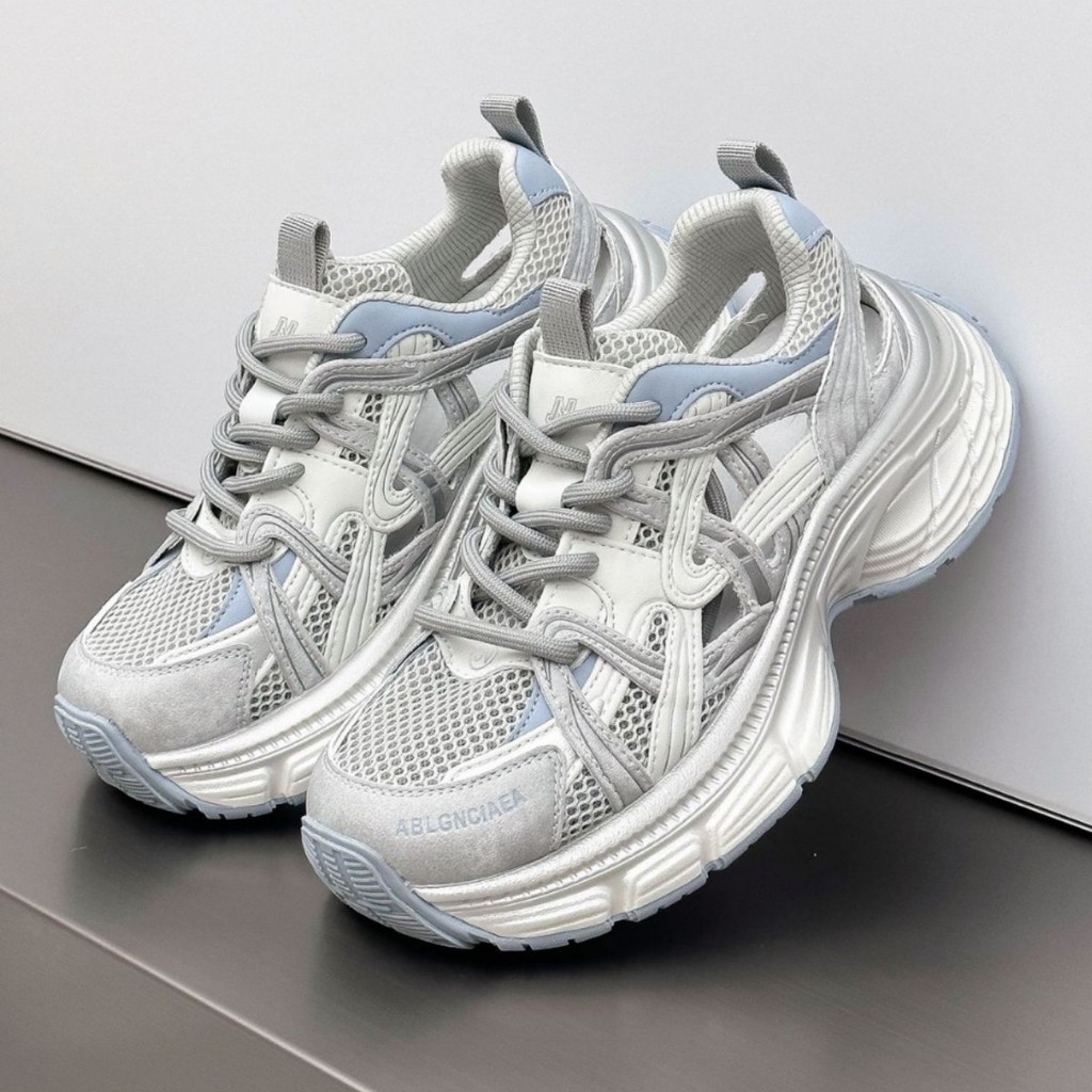 Breathable Mesh Sport Shoes for Women - Summer 2025 Thick Sole Casual ...