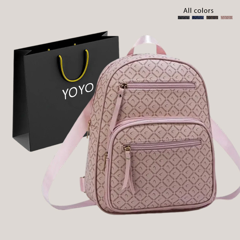 YoYo Korean Fashion Original Backpack PU Leather Bags For Large Storage ...