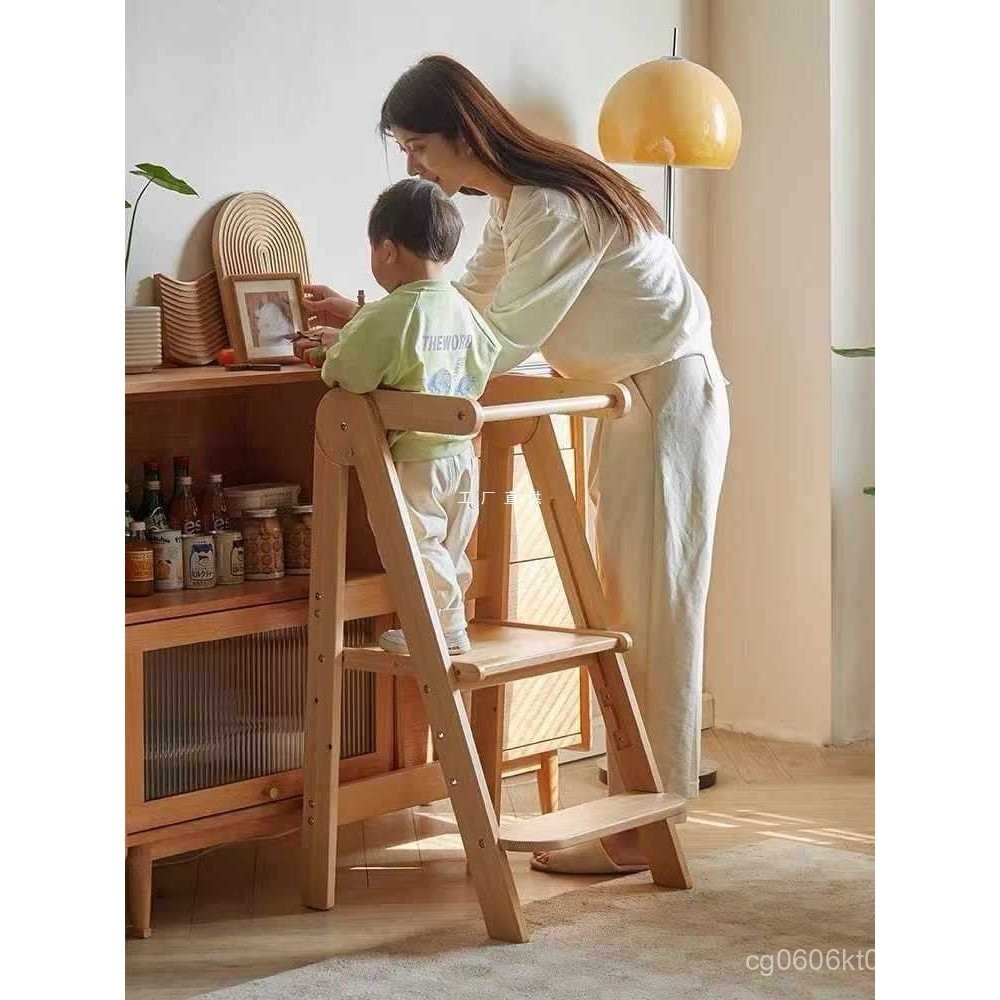 Children's Stool Step Stool Wash Tower Baby Hand Washing Montessori ...