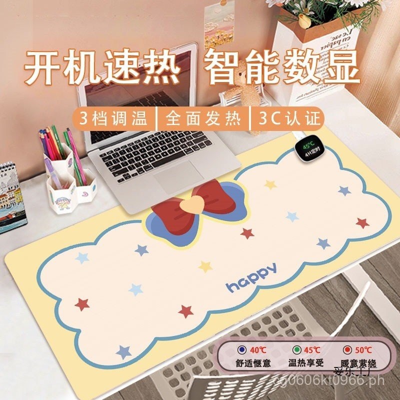 Desktop Heating Pad Electric Heating Desk Mat Mouse Pad Hand Warmer ...