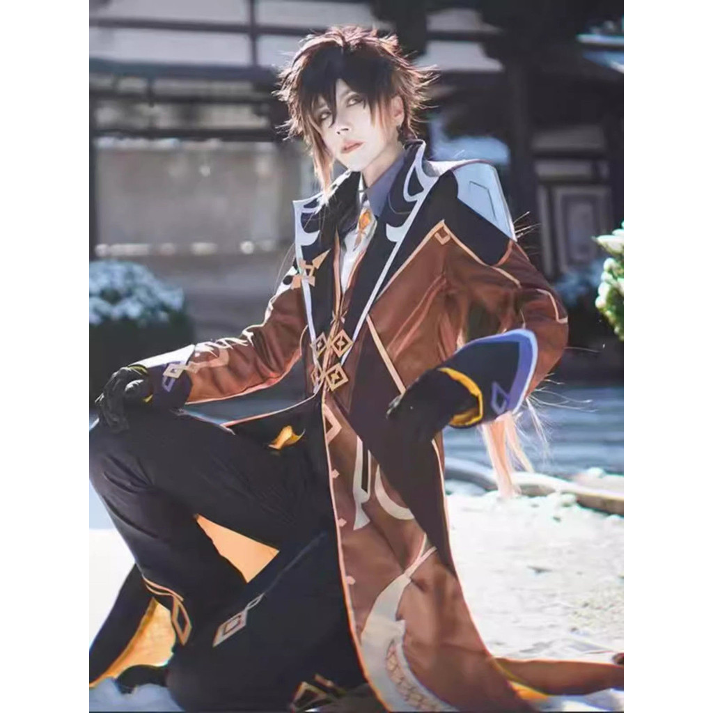 Yuanshen Zhongli cos Clothing Morax Two-Dimensional Performance Full ...